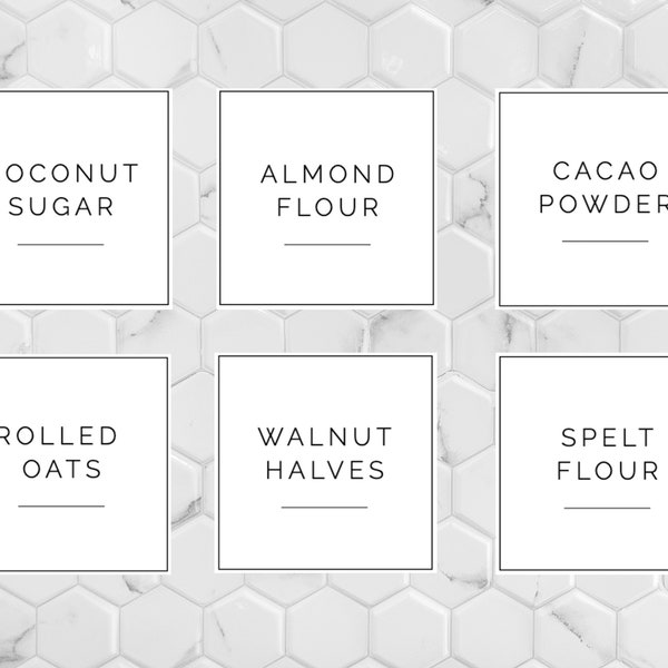 Pantry Labels - Etsy