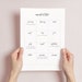 Editable Important Dates | Editable Planner | Key Dates Planner ...