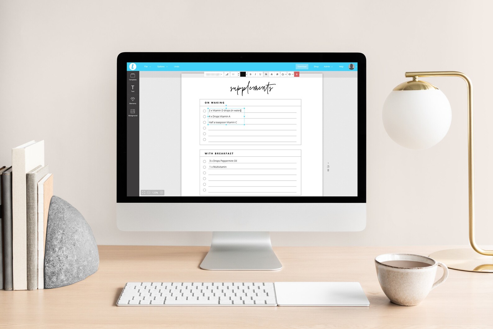 Editable Supplements Checklist Daily Supplements Printable - Etsy