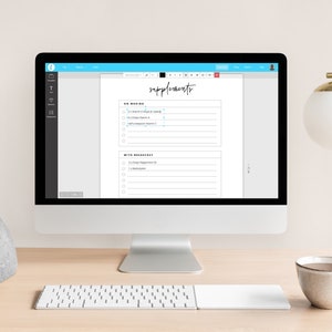 Editable Supplements Checklist | Daily Supplements Printable | Vitamin ...