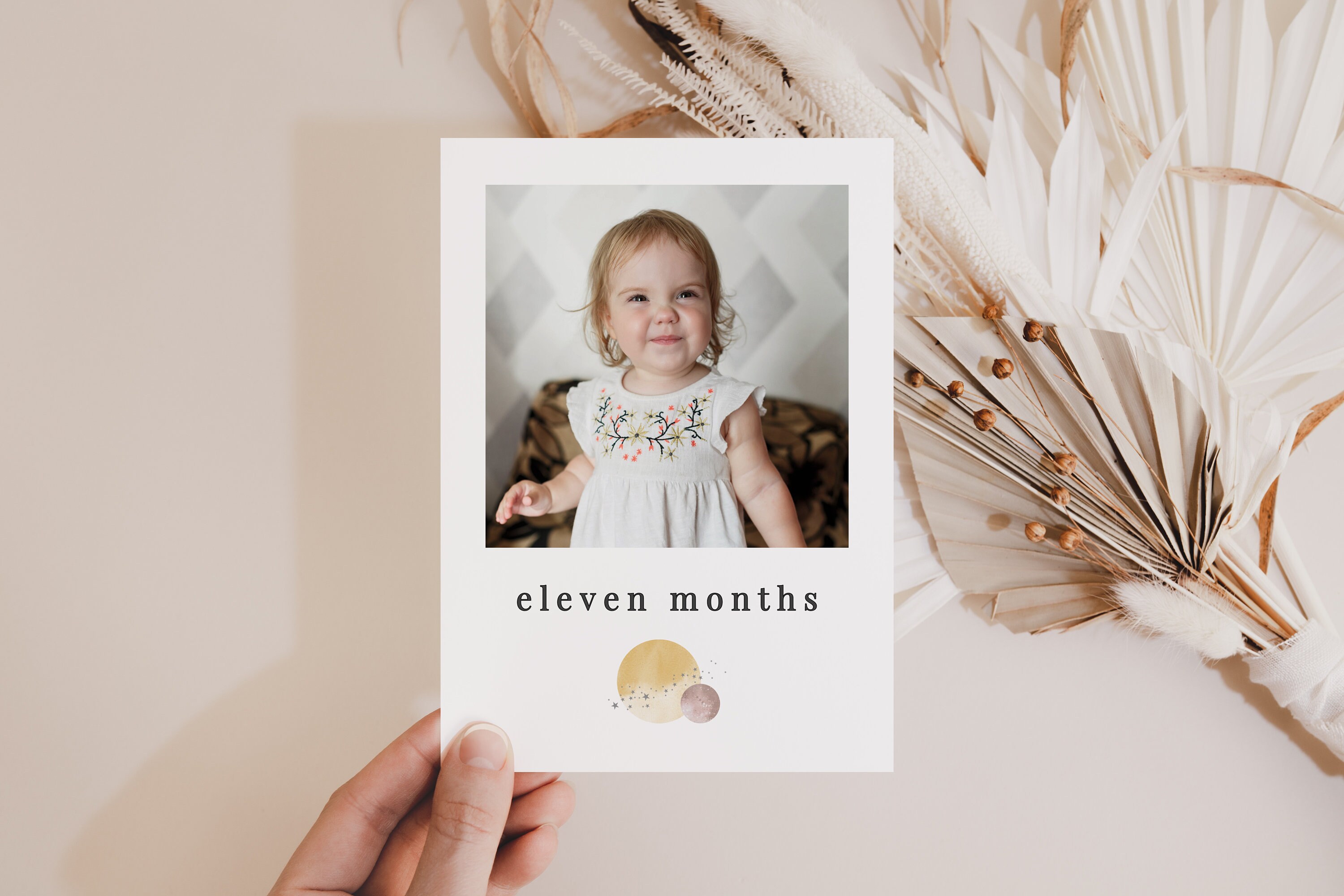 Babys First Year Photo Template, Pink, 1st Trip Around the Sun, Sun ...