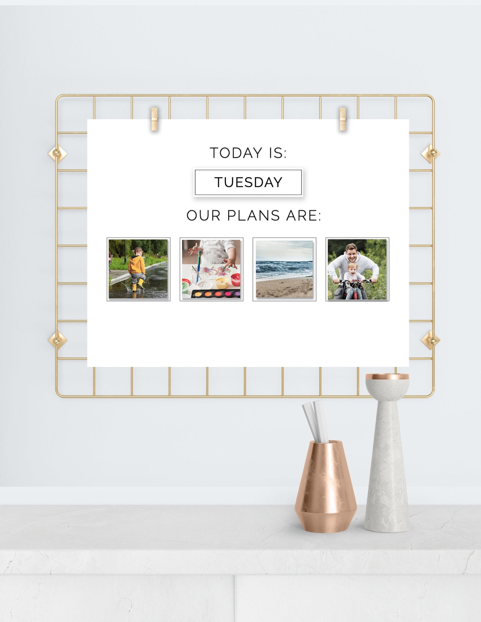 Childrens Daily Routine Board Printable Daily Rhythm - Etsy