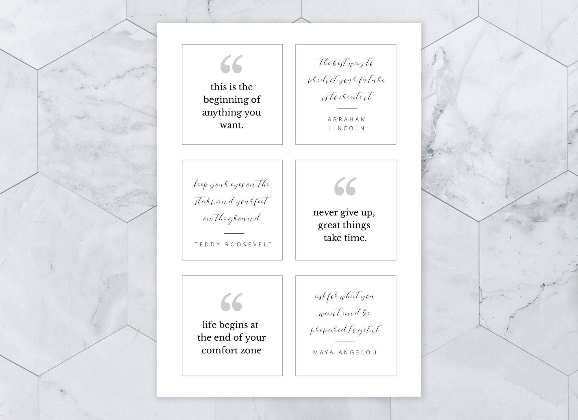 Editable Inspirational Quotes Board Motivational Quotes Mood | Etsy