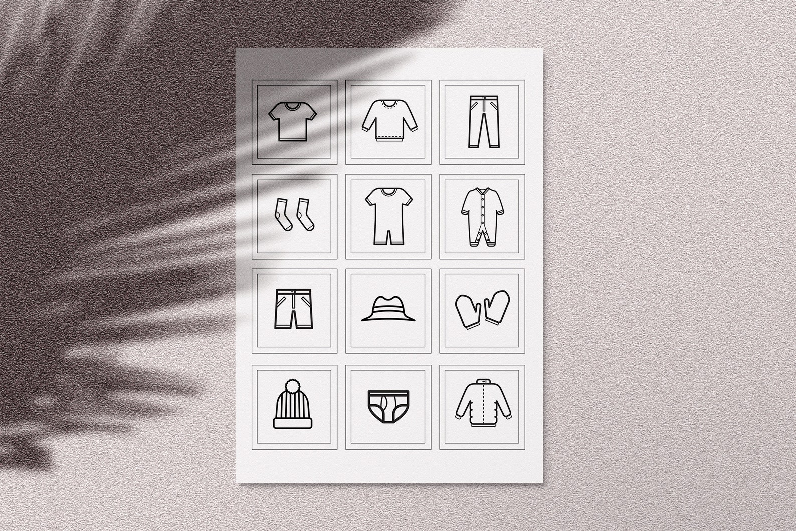 Clothes Labels Printable Drawer Labels Nursery Drawer Label | Etsy Canada