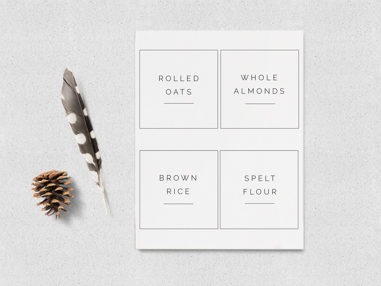 Editable Label Bundle 10 Label Sizes US Letter Minimal Labels Editable ...