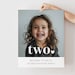 2nd Birthday Welcome Sign Template, Second Birthday Girl, Photo ...