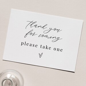 Editable Thank You Sign, 5x7 Editable Sign, Thank You Sign, Script ...