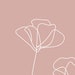 Line Drawing Set of Prints, Blush Prints, Printable Wall Art, Set of 2 ...