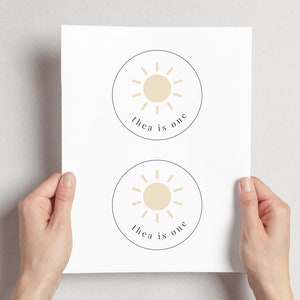 Sun Cake Topper Template, Sun Cake Topper, Large Cake Topper, Sunshine ...