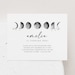 Editable Birthday Invitation, Moon Phase, Celestial Themed, Celestial ...