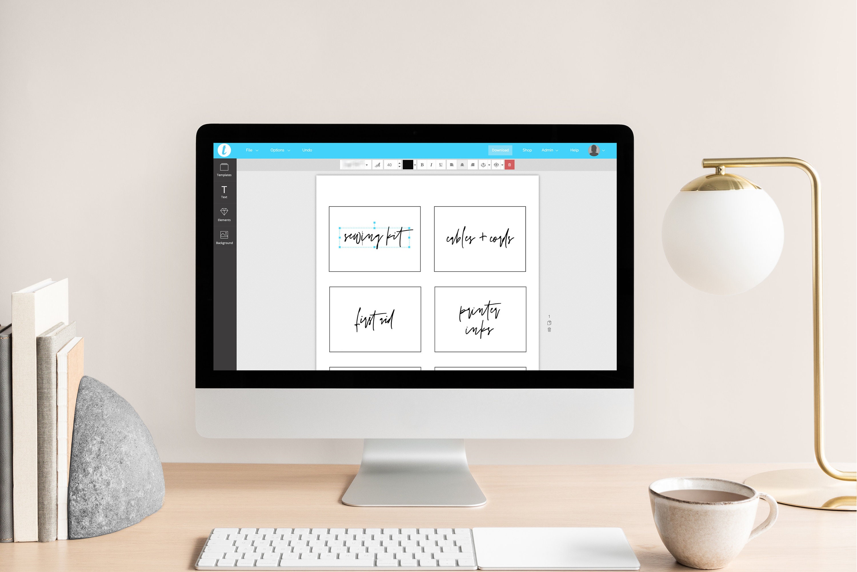 4 X 6 Inch | US Letter | Portrait Labels | Editable Storage Labels ...