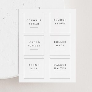 Editable Label Bundle | 10 Label Sizes | US Letter | Serif Labels ...