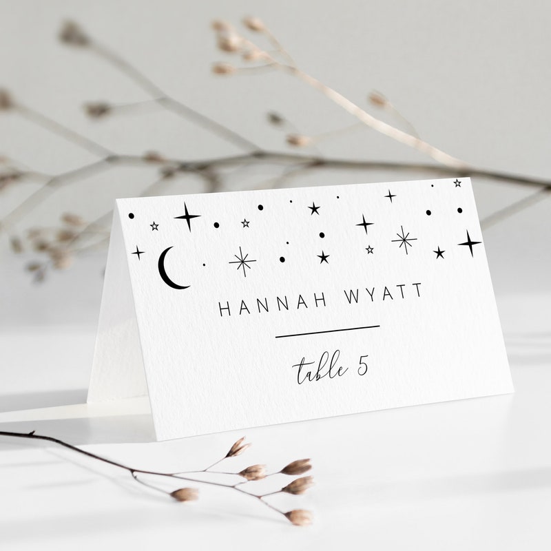 Star Place Cards - Etsy