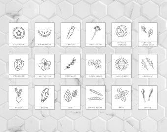 Printable Plant Markers - Etsy