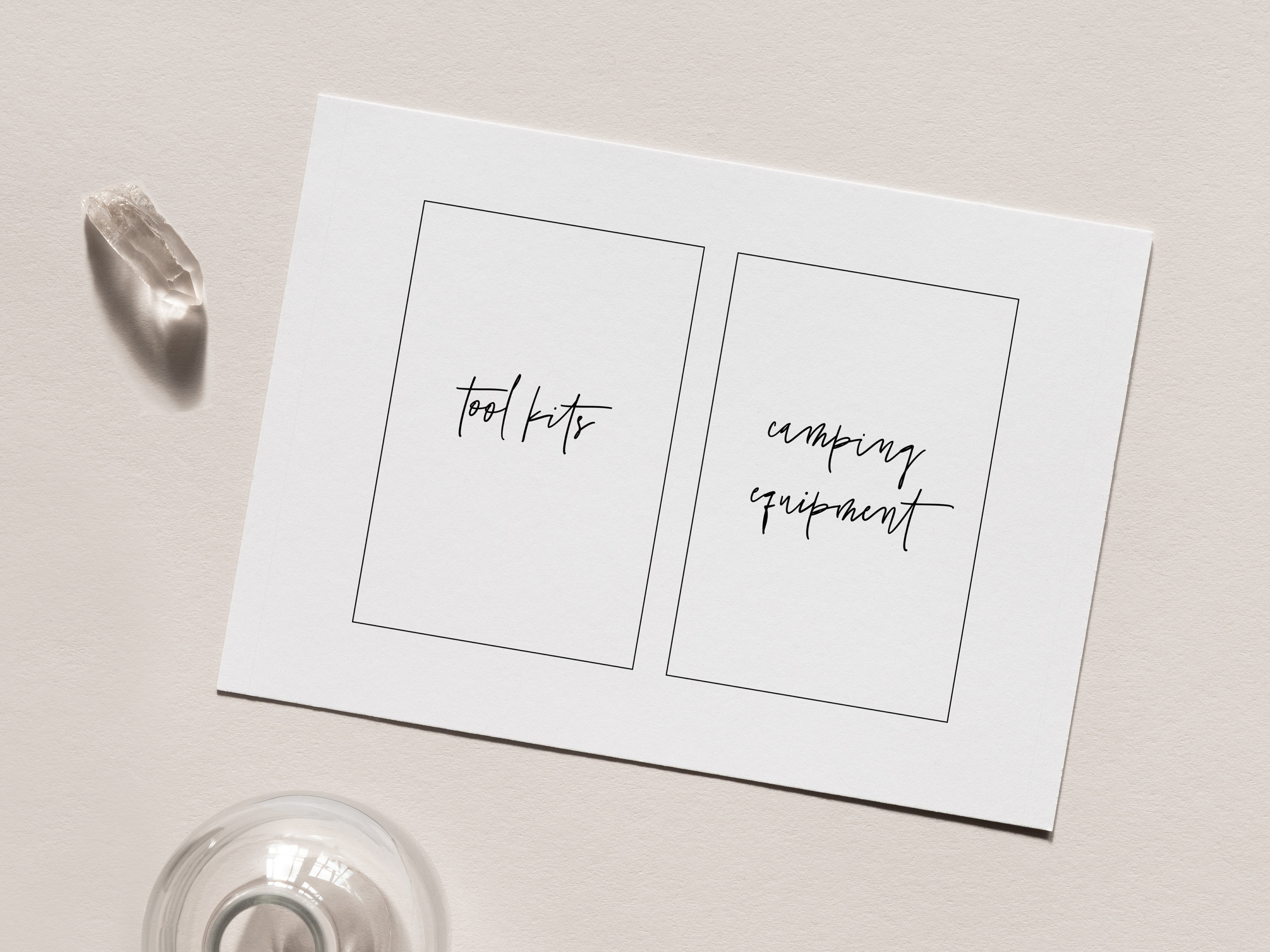 4 X 6 Inch | US Letter | Portrait Labels | Editable Storage Labels ...