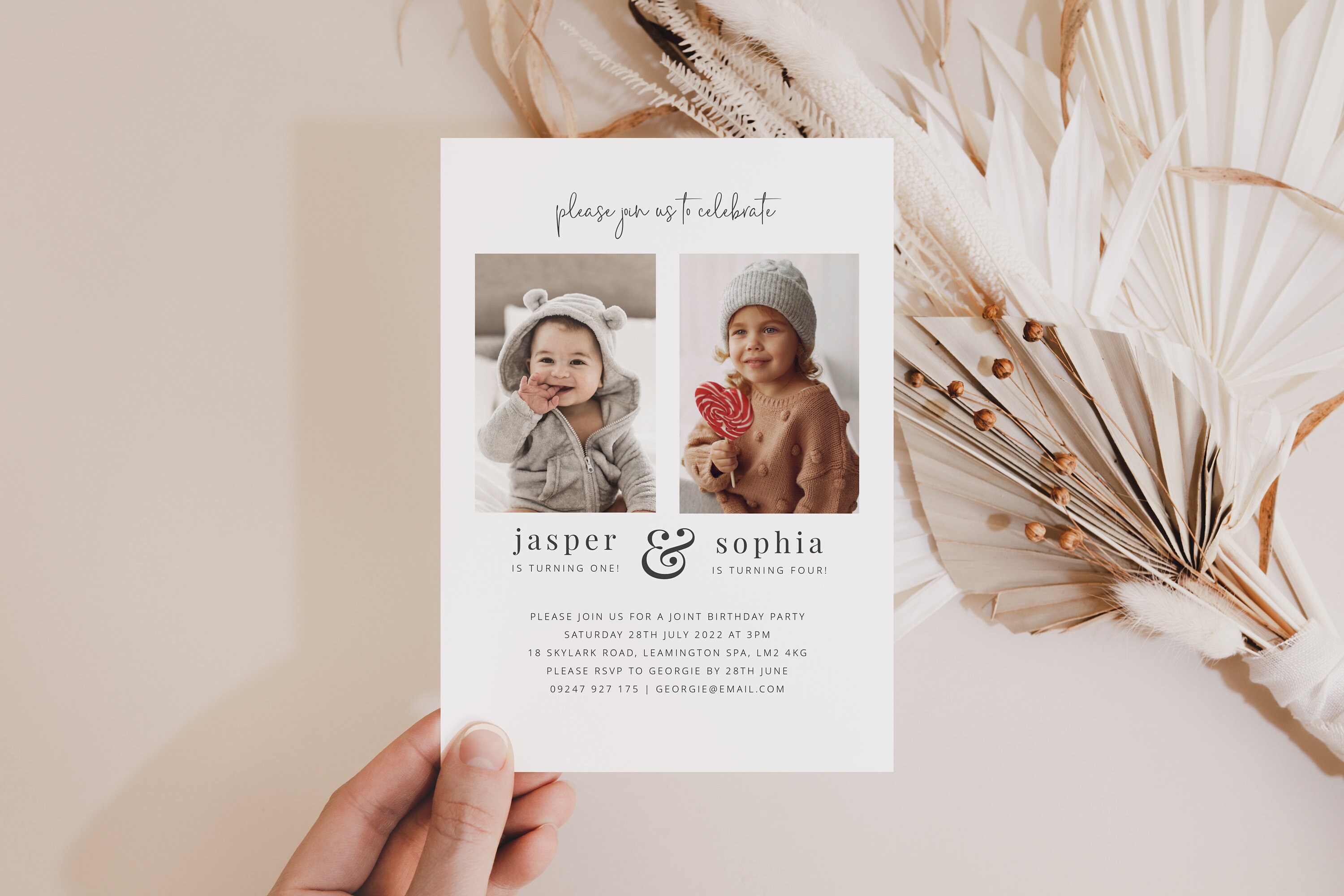 Joint Birthday Invitation Wording Samples