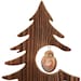 Maple Wood Fir Tree With Holy Family Ornament - Catholic Christmas ...