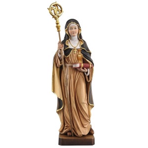 St. Walburga Statue, Hand-painted Maple Wood, Religious Gift - Etsy