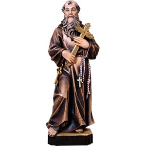 Conrad the Monk Wooden Statue, Life Size Saint Religious Statues ...