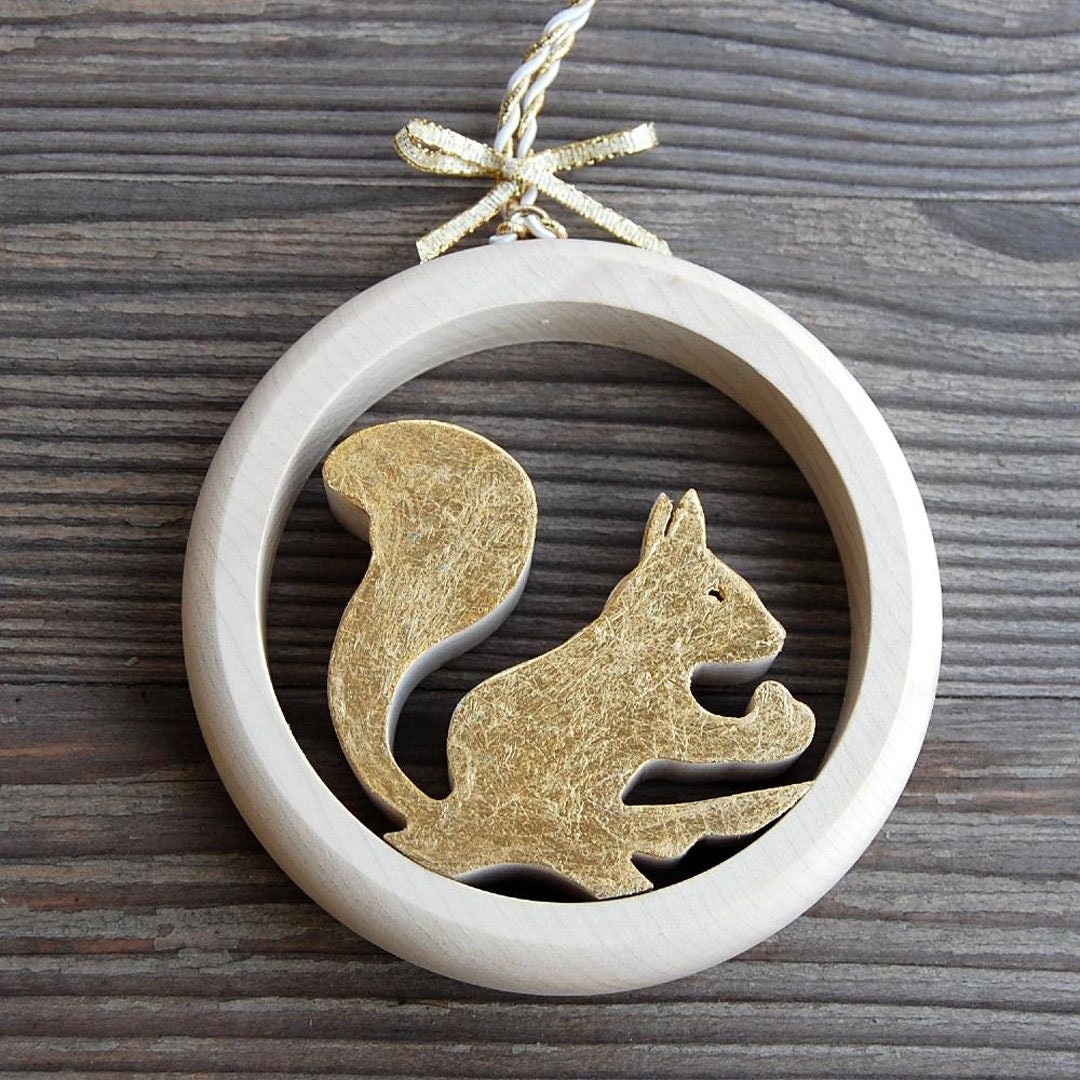 Wooden Squirrel Decoration - Religious Gifts, Catholic Gifts, Unique ...
