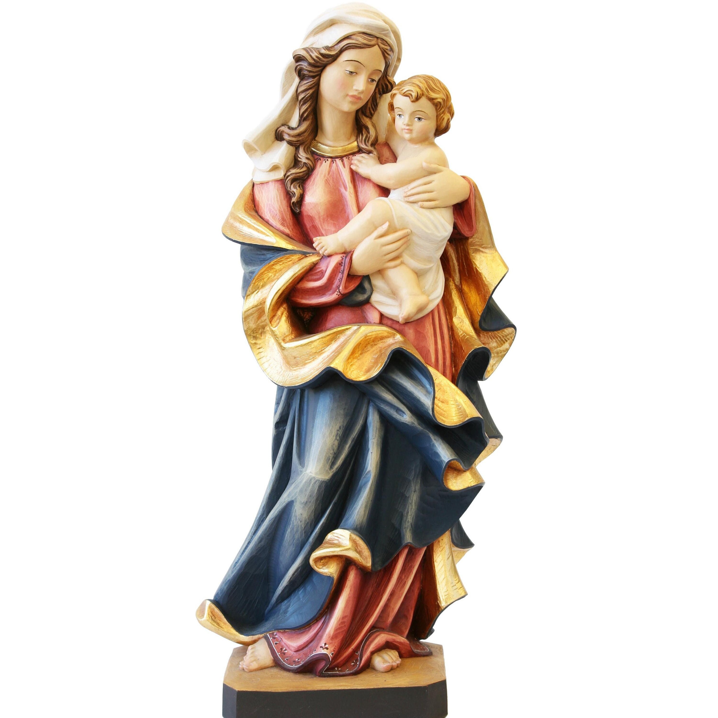 Fiberglass Virgin Mary Statue With Child, Religious Outdoor Decor - Etsy