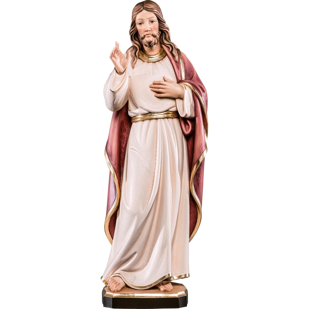 Jesus Wooden Statue, Life Size Saint Religious Statues Sculptures ...