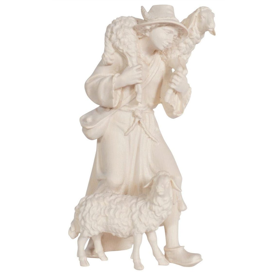 Shepherd With 2 Sheep for Nativity Scene - Homeland Nativity Figurines ...