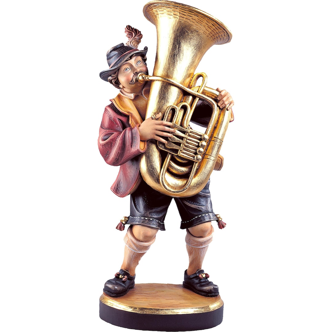 Musician With Tuba Wooden Decoration, Wooden Gifts, Original Gifts ...