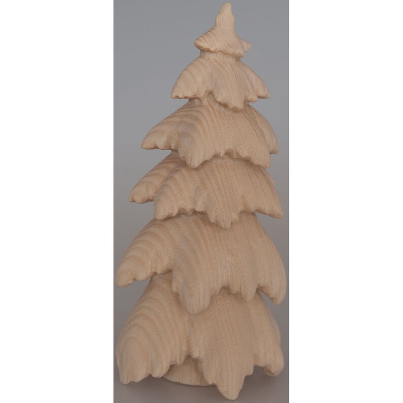 Hand Carved Maple Wood Fir Tree – Nativity Christmas Decor - Etsy