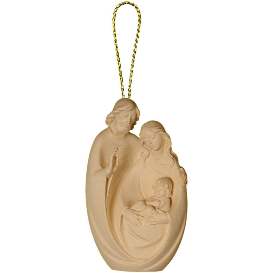 Handmade Maple Wood Family Blessing Ornament - Religious Christmas ...