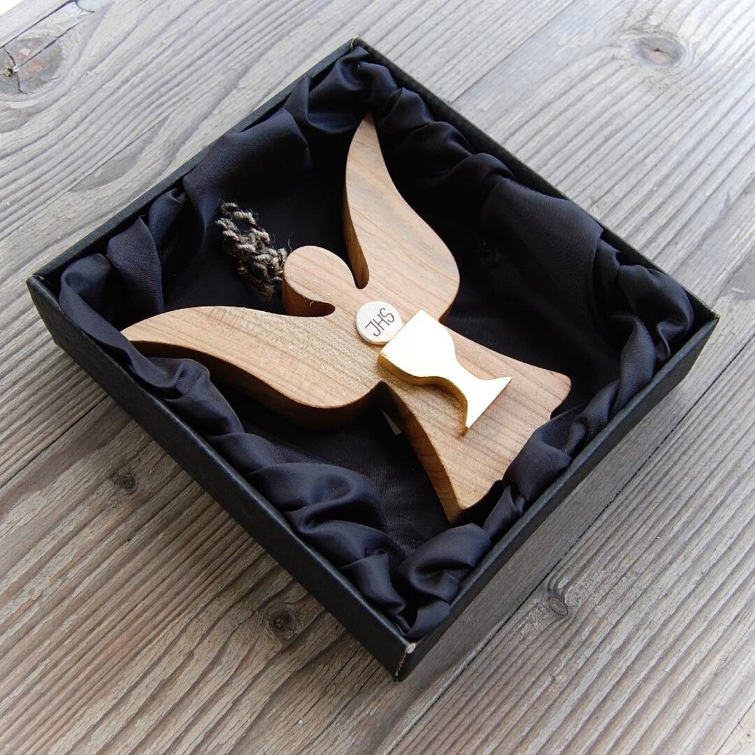 Wooden Angel Communion Gift Wooden Angel, First Holy Communion Gift ...