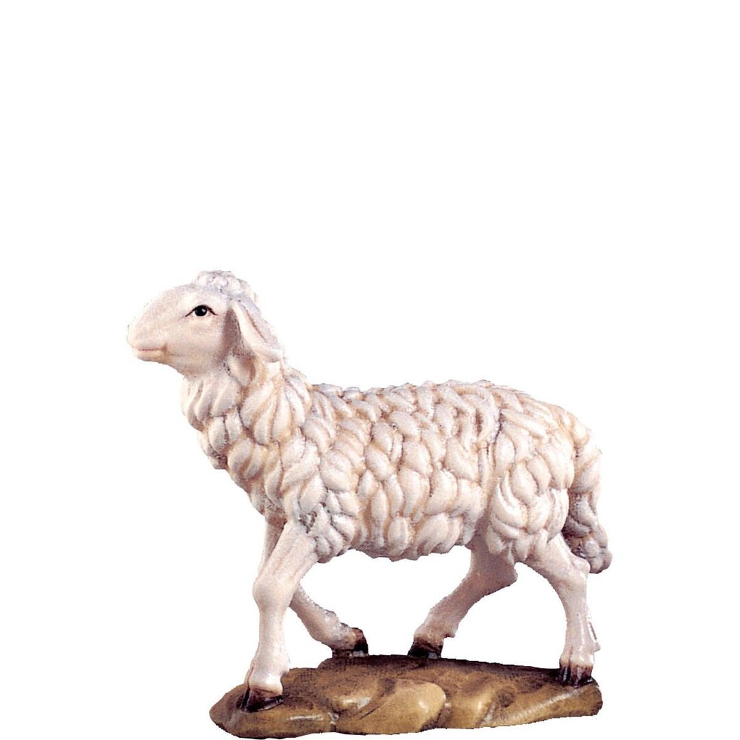 Hand Carved Maple Wood Sheep Figurine - Nativity Scene Decor - Etsy