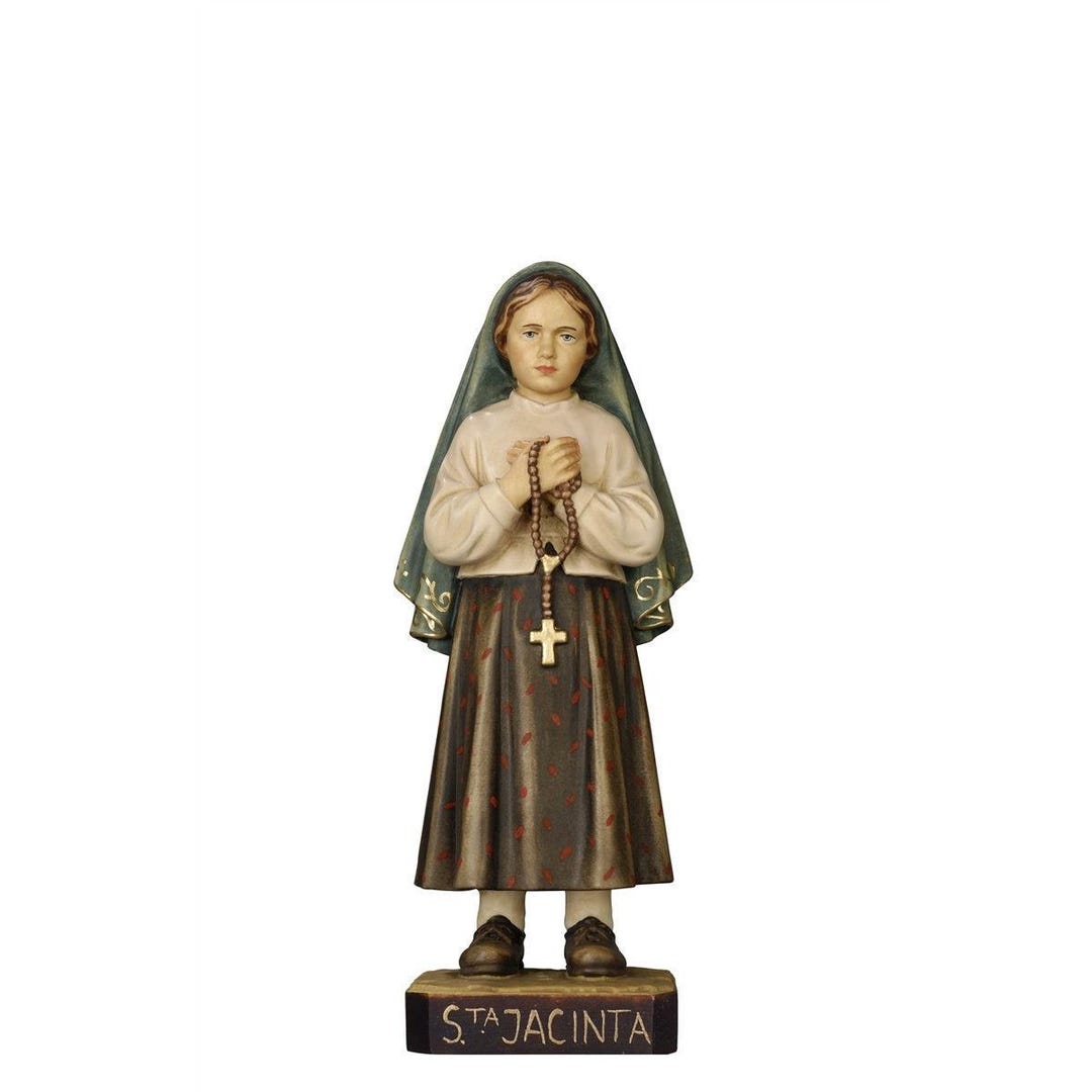 St. Jacinta Marto, Hand-painted Maple Wood Statue, Catholic Gift - Etsy