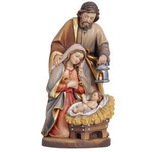 Holy Night Crib Modern Holy Family Christmas Crib, Nativity Figurines ...