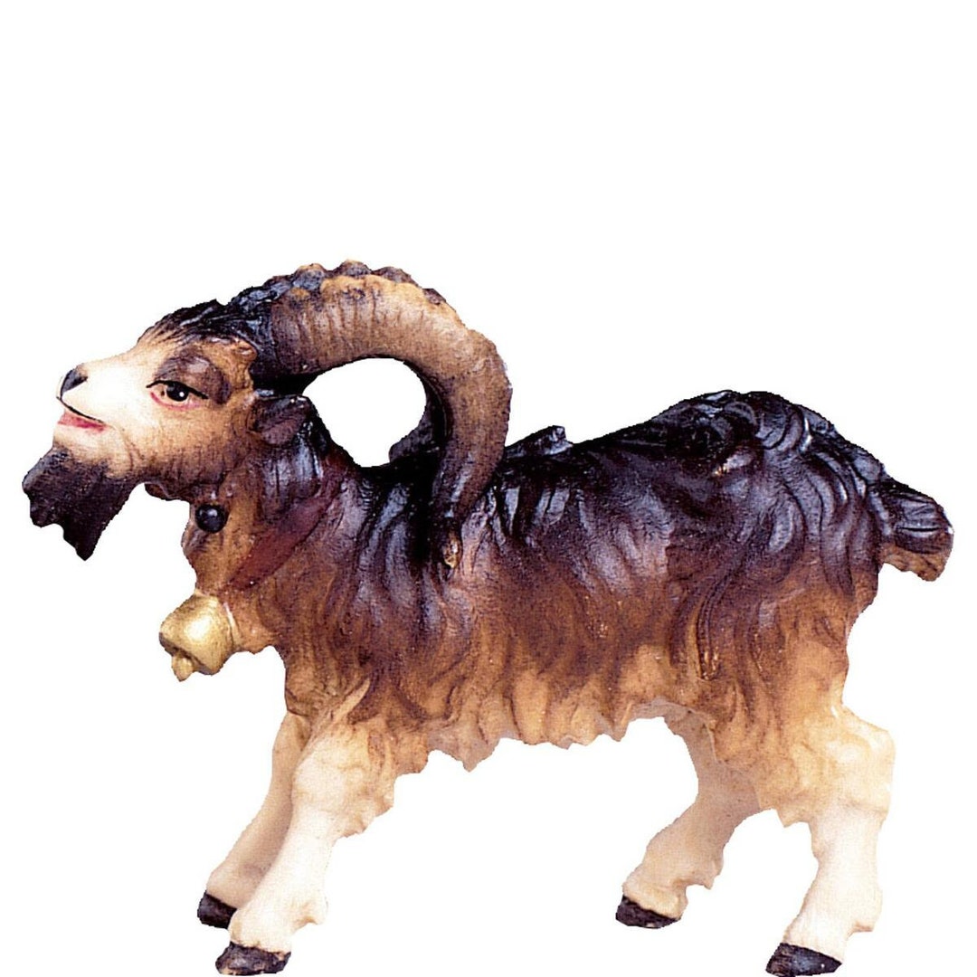 Hand Carved Maple Wood Goat Figurine – Nativity Scene Animal - Etsy
