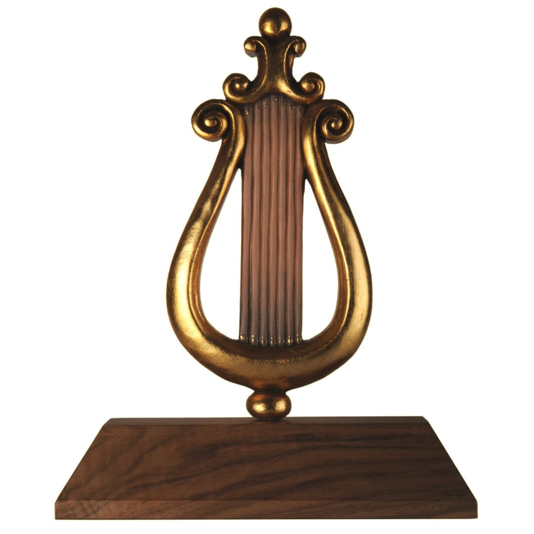 Lyre - Symbol of Music -wooden Decor, Wooden Statue, Wooden Gifts ...