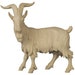 Hand Carved Maple Wood Billy Goat Nativity Figurine, Tyrolean Style - Etsy
