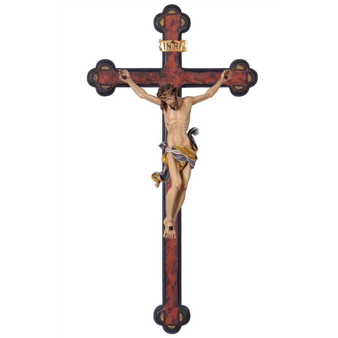 Wooden Baroque Antique Cross With Corpus Leonardo Wooden Baroque ...