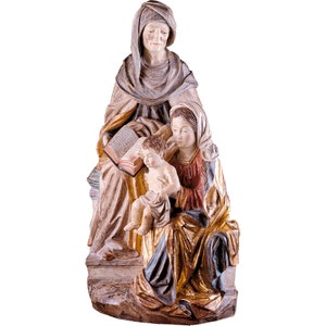 Saint Anne Wooden Statue Life Size Saint Religious Statues Sculptures ...