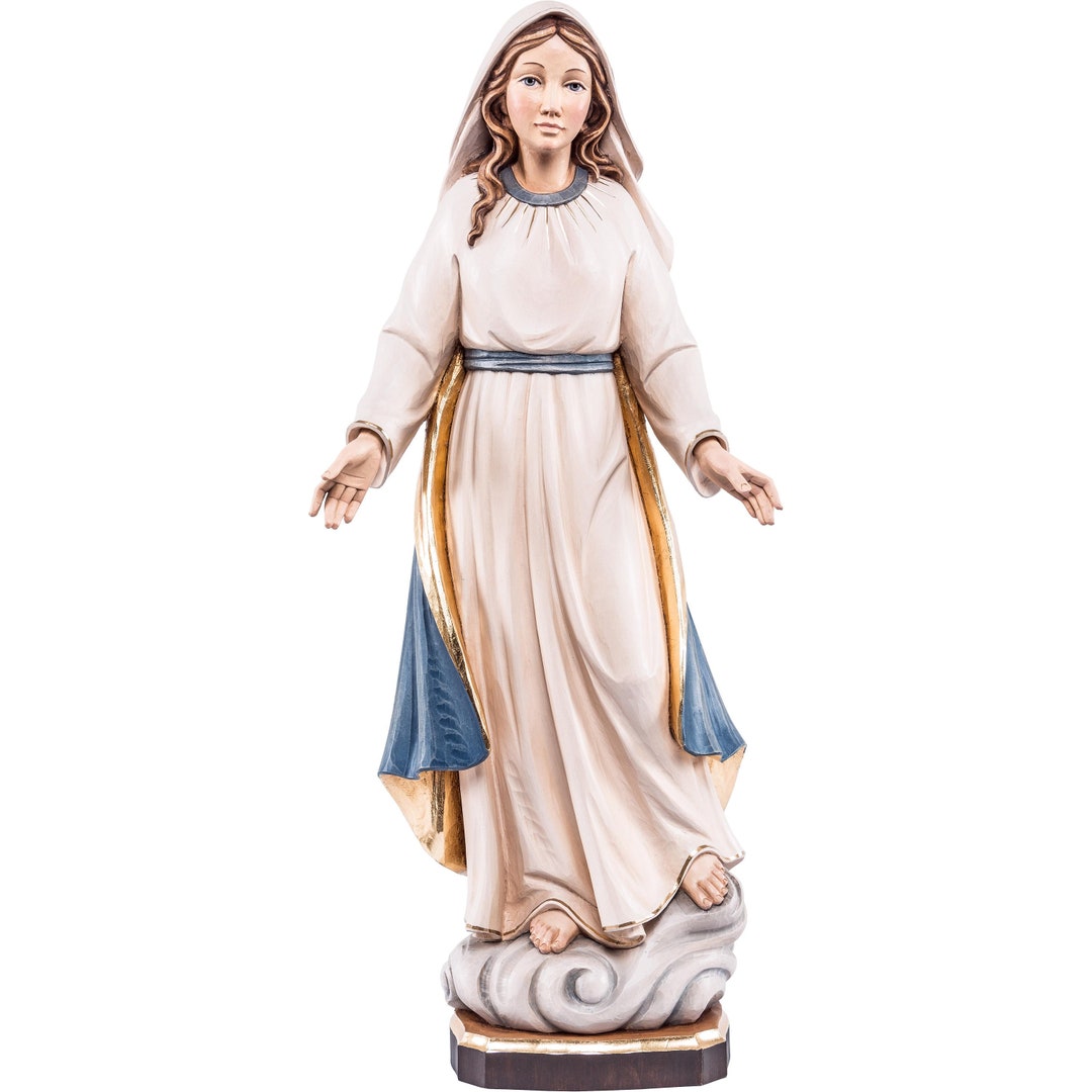 Lady of Grace Wooden Statue Lady of Grace Wooden Statue, Gifts,virgin ...