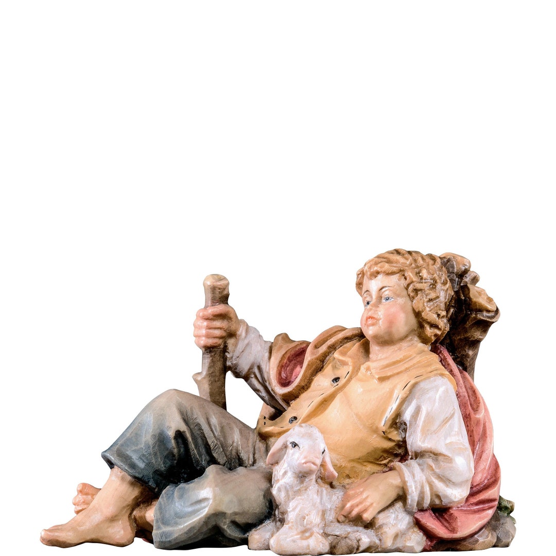 Hand Carved Maple Wood Shepherd Boy Figurine – Nativity Scene - Etsy