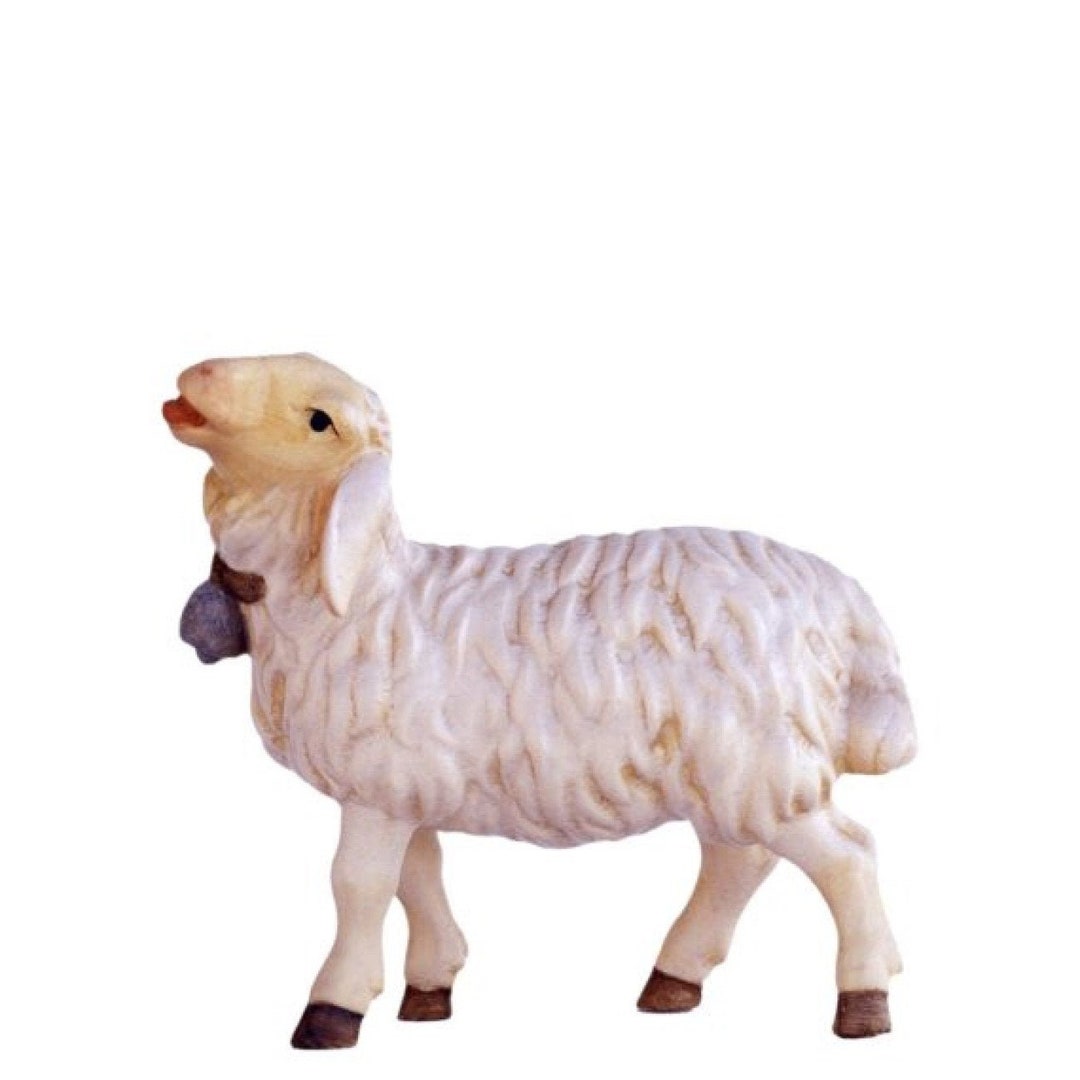 Hand Carved Maple Wood Sheep With Bell – Baroque Nativity Figurine - Etsy