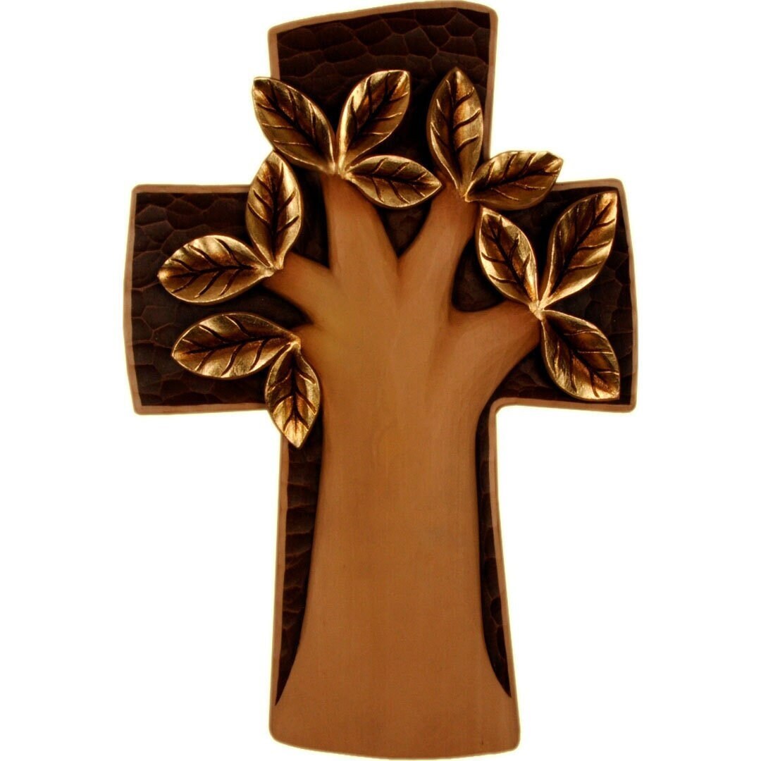 Tree of Life Wooden Wall Cross, Christian Catholic Gift - Etsy