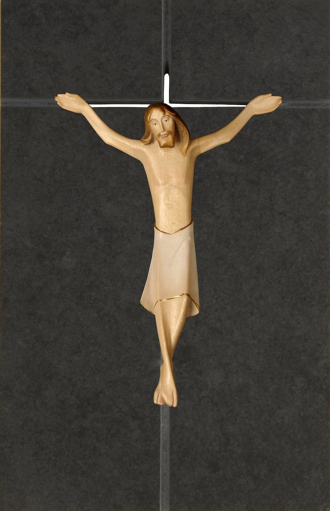 Wooden Cross Raffaello on Black Slate – Catholic Decoration - Etsy