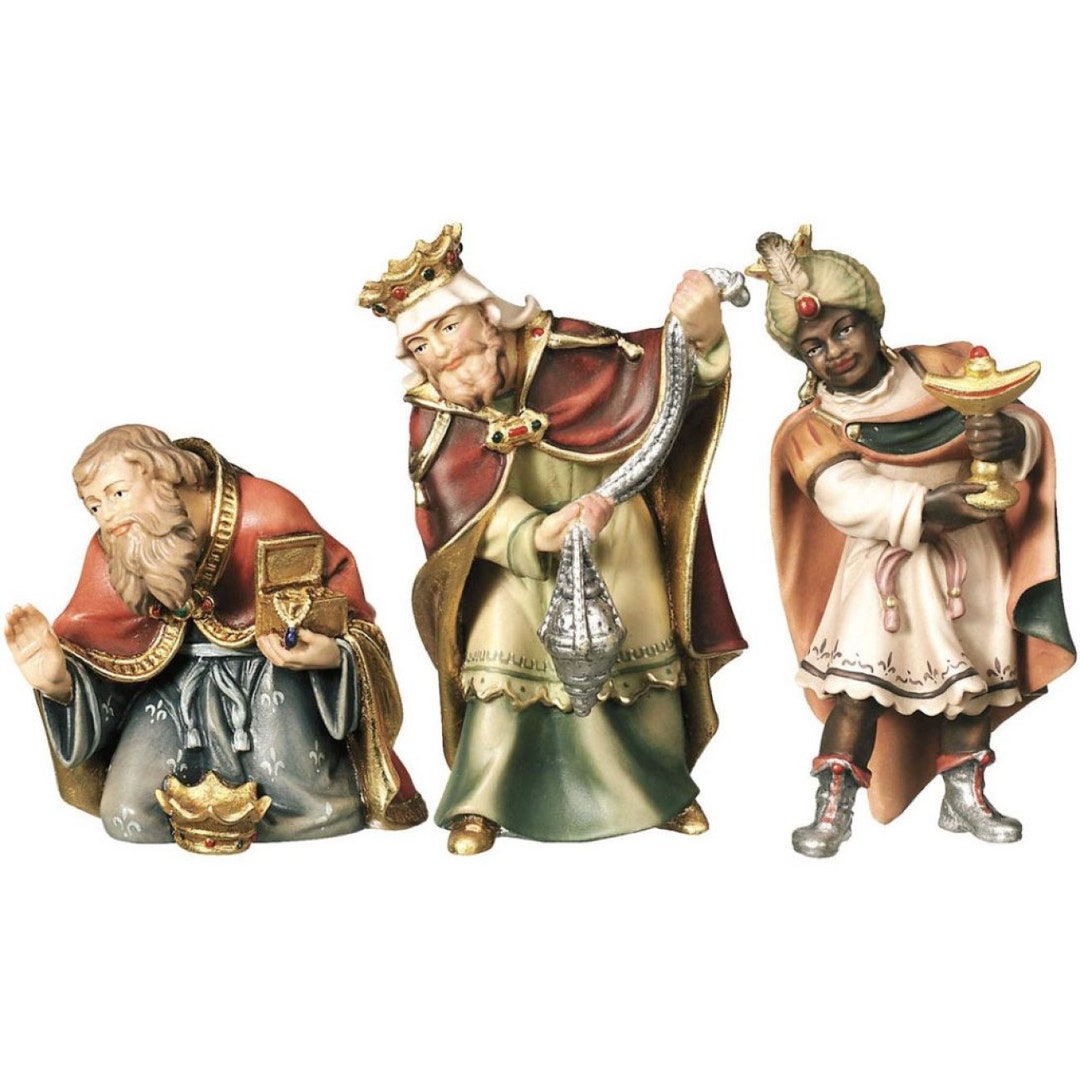 Set of Three Kings Folk Nativity Figurines, Religious Gifts, Church ...