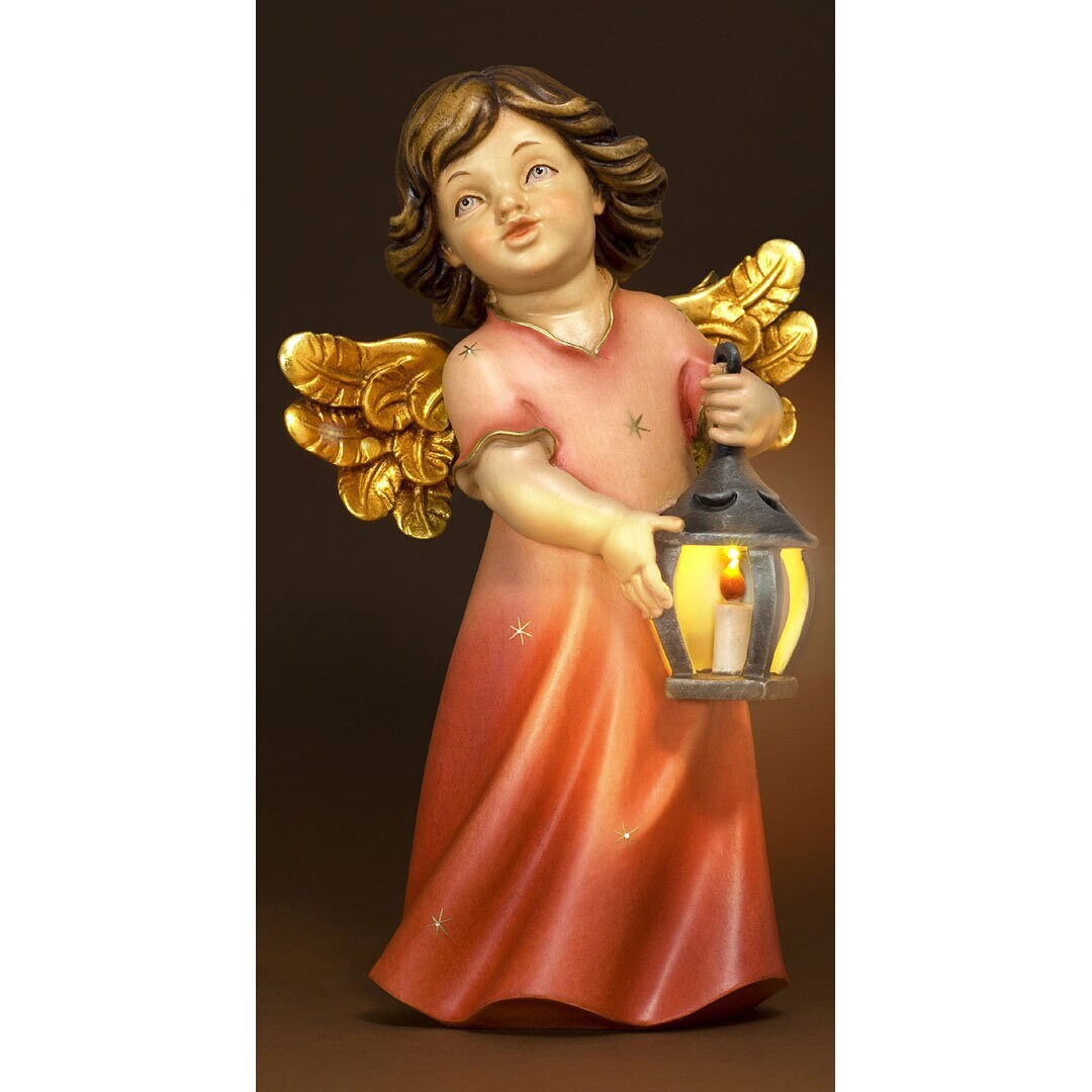 Mary Angel With Lantern and Illumination Religious Catholic Decor ...