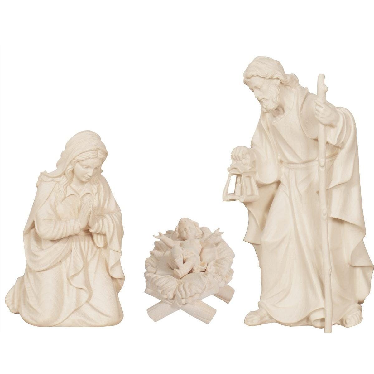 Hand-painted Holy Family Nativity Set – Maple Wood Figurines - Etsy