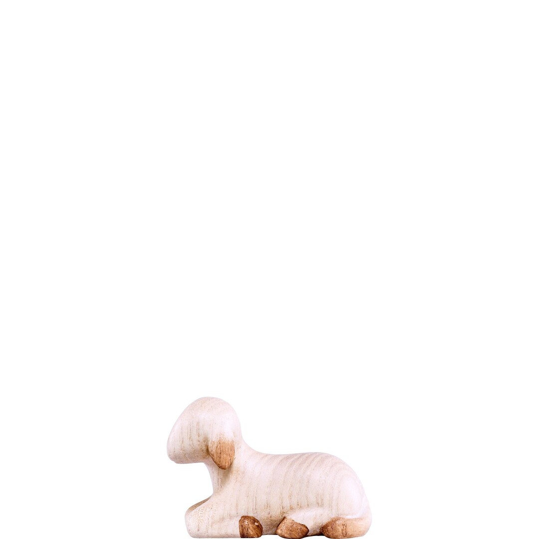 Hand-painted Maple Wood Lamb Figurine - Nativity Scene Animal - Etsy