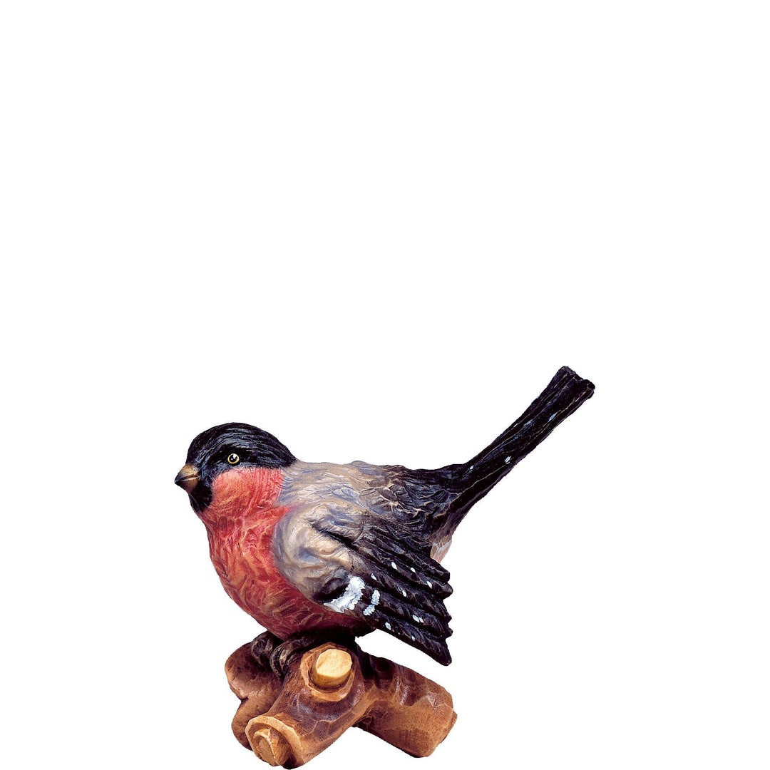 Hand Carved Maple Wood Red Bird Figurine – Nativity Decor - Etsy