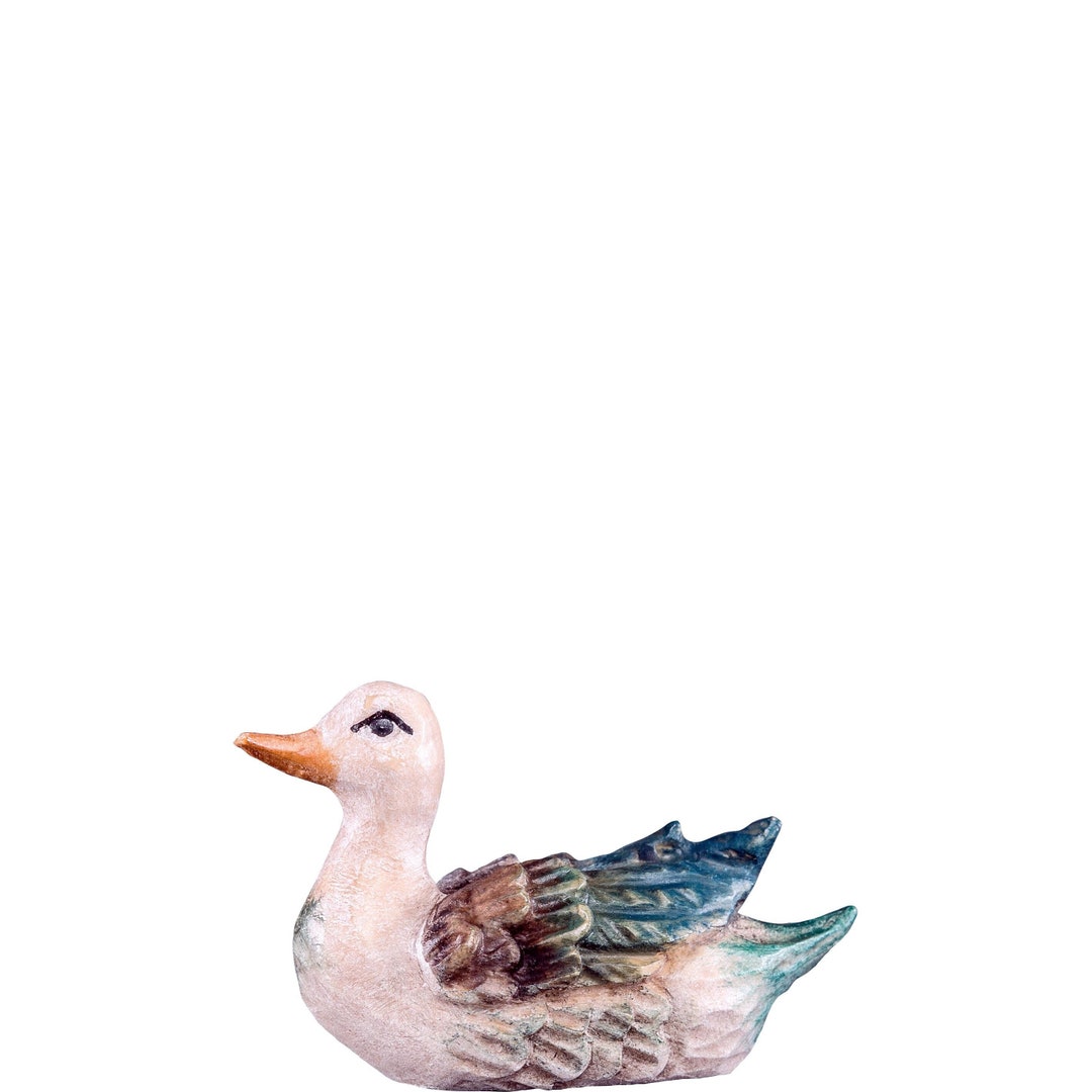 White Duck for Nativity Scene - Rives Duck for Nativity, Green Duck for ...